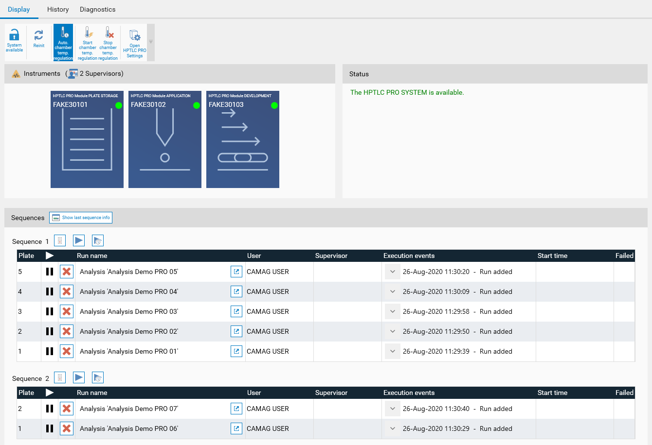 Display Tab overview — visionCATS 3.2 documentation